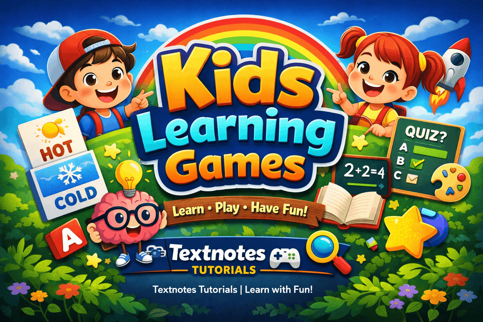 Kids Learning Games & English-Hindi-Odia Dictionary | Textnotes Tutorials
